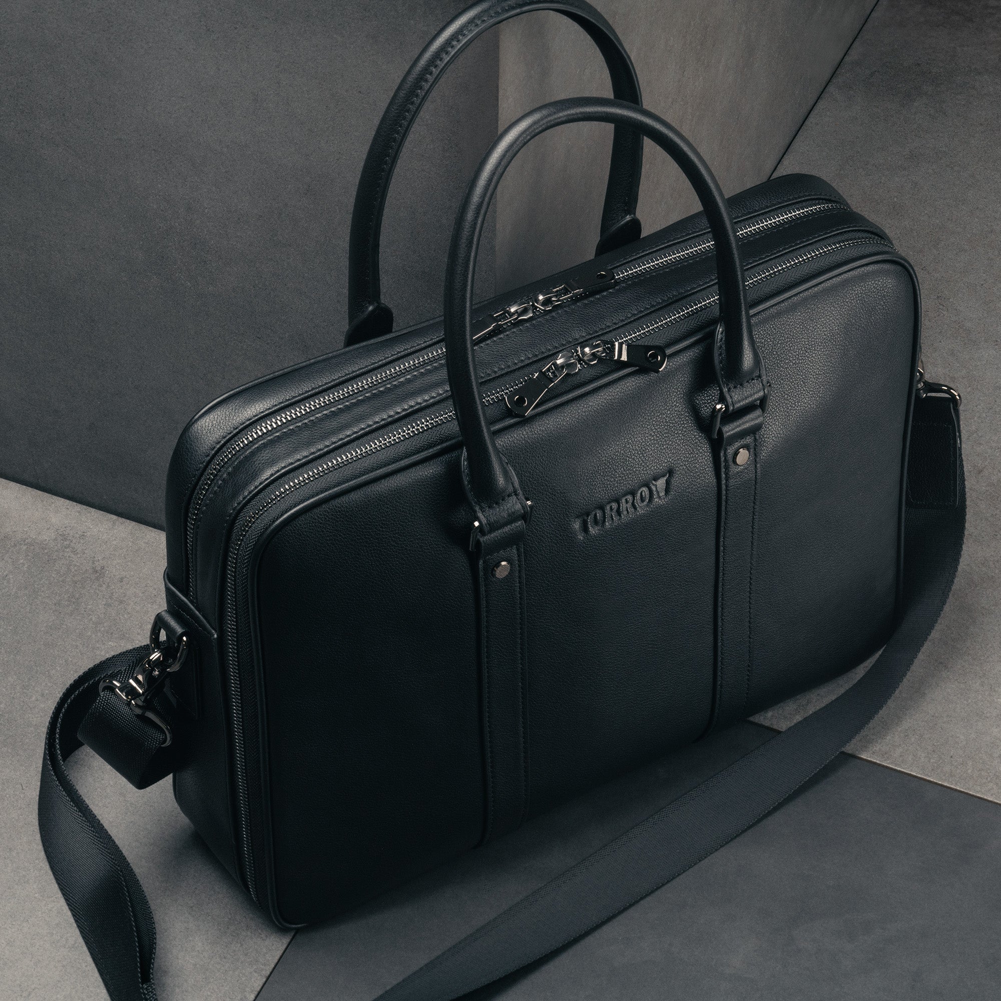 Soft Leather Laptop Briefcase – TORRO
