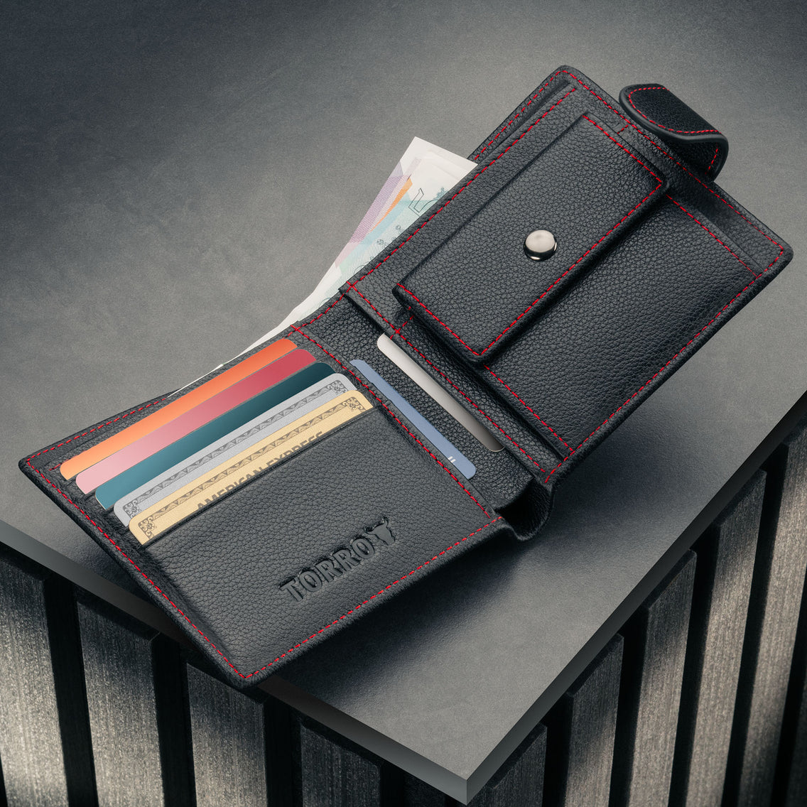 Leather Classic Wallet with Coin Pocket (RFID Blocking) – TORRO