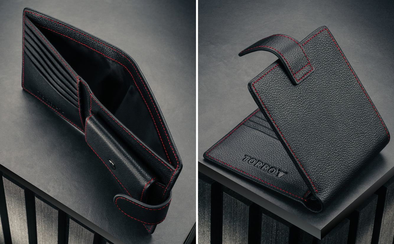 Leather Classic Wallet with Coin Pocket (RFID Blocking) – TORRO