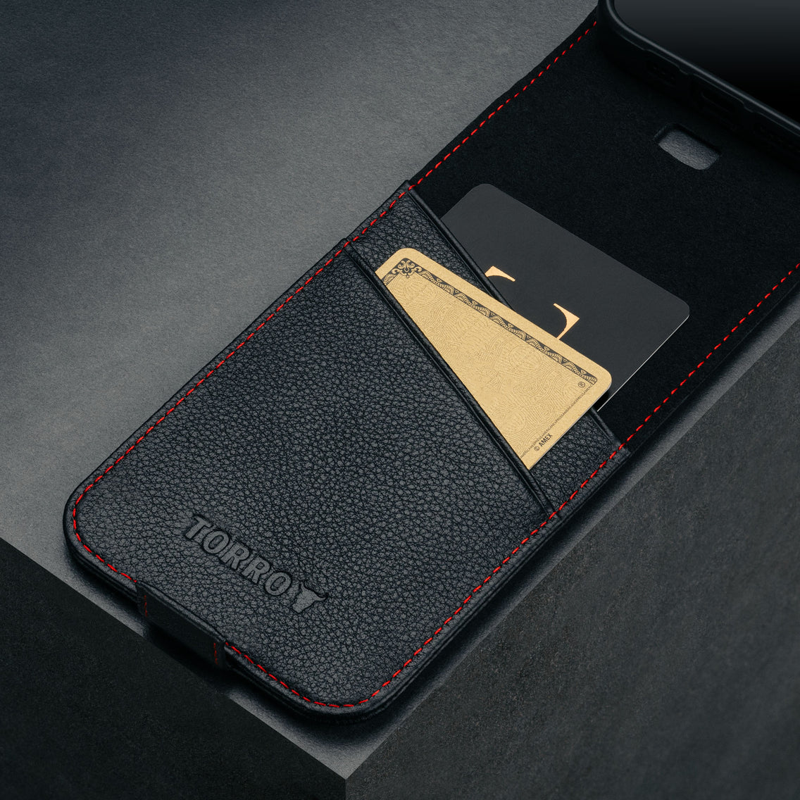 iPhone 16 Pro Leather Flip Wallet Case (MagSafe Charging) – TORRO