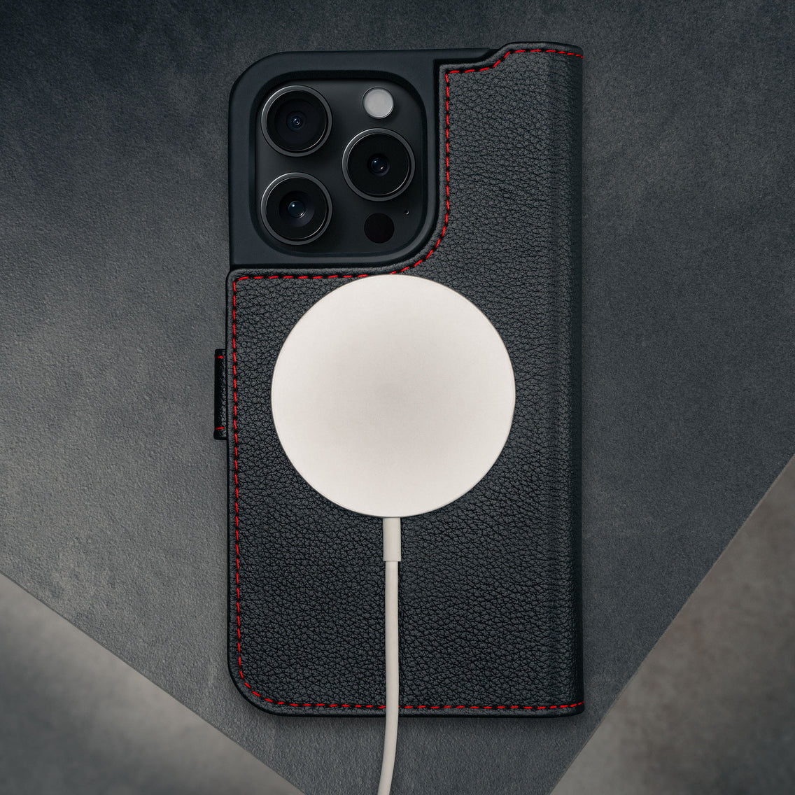 iPhone 16 Pro Max Leather Wallet Case (MagSafe Charging) – TORRO