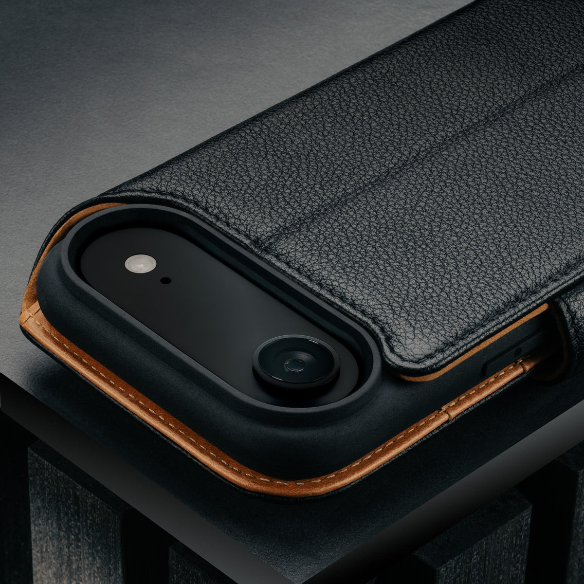 iPhone Air Leather Case (with Detachable Cover & MagSafe Compatible ...