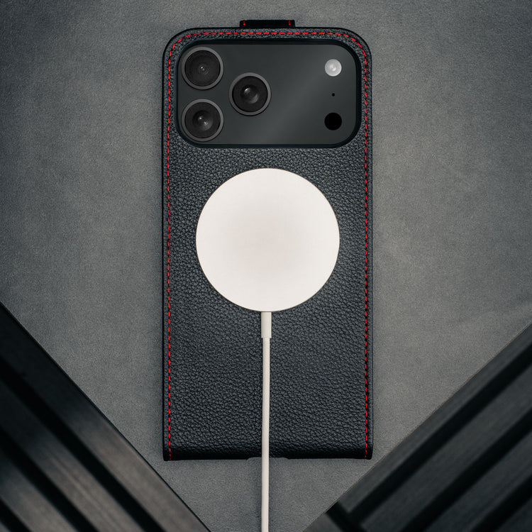 Apple iPhone 17 Pro Max Leather Flip Case (MagSafe Charging) – TORRO