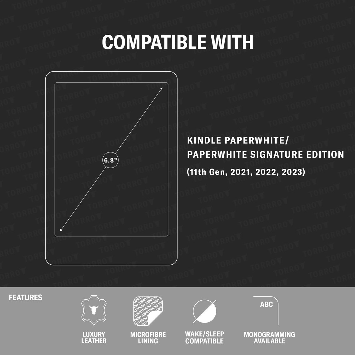 Kindle Paperwhite & Paperwhite Signature Edition Case – TORRO