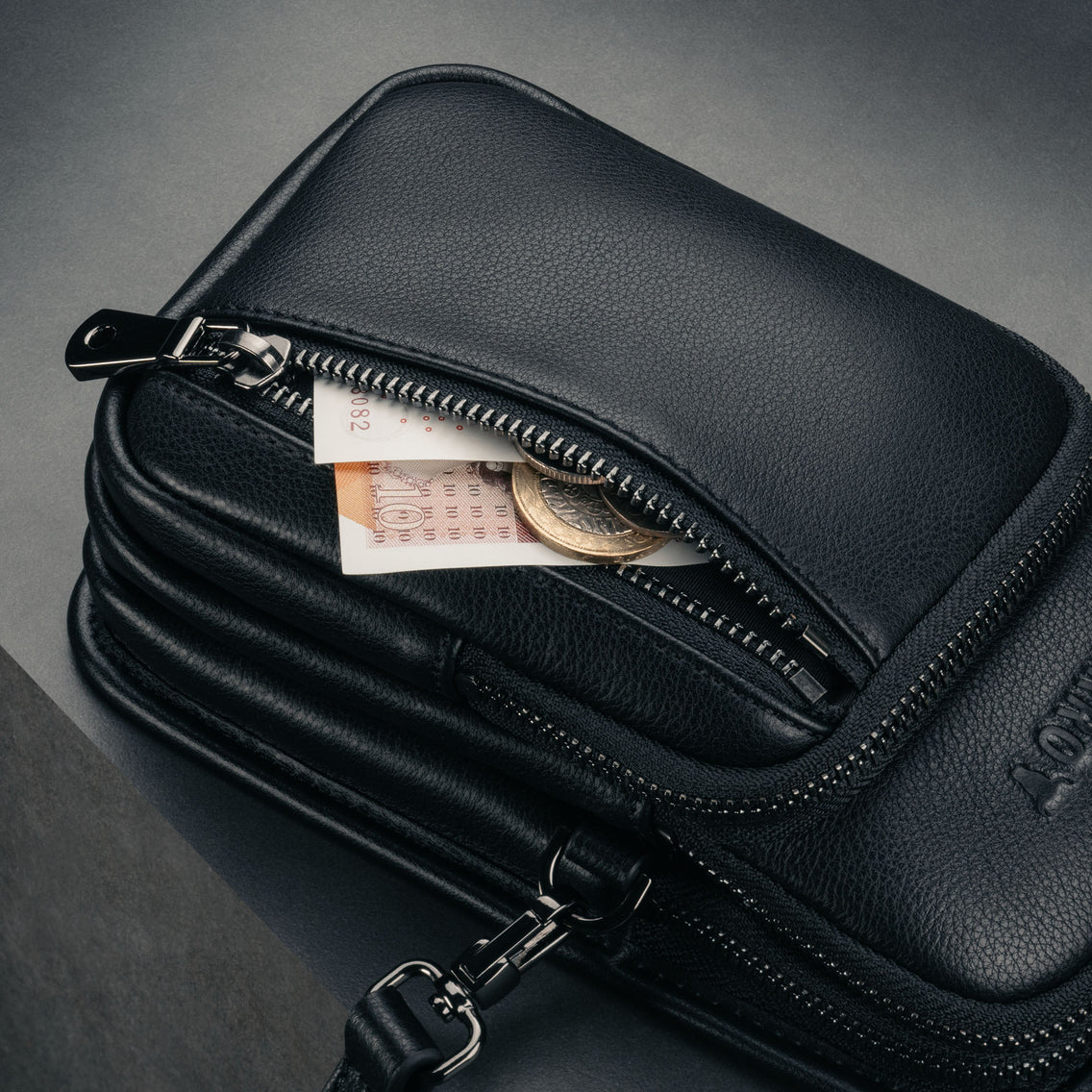 Leather Phone Bag / Pouch (with adjustable strap) – TORRO