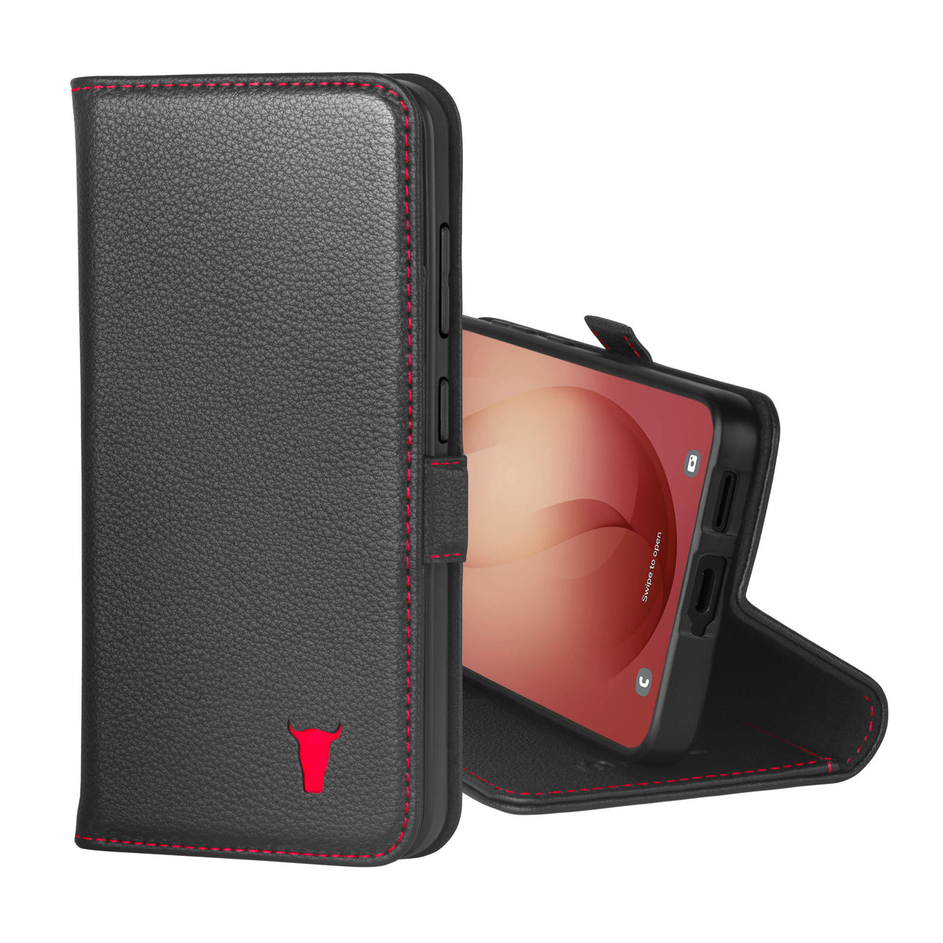 Samsung Galaxy S26 Leather Wallet Case (with Stand Function) – TORRO