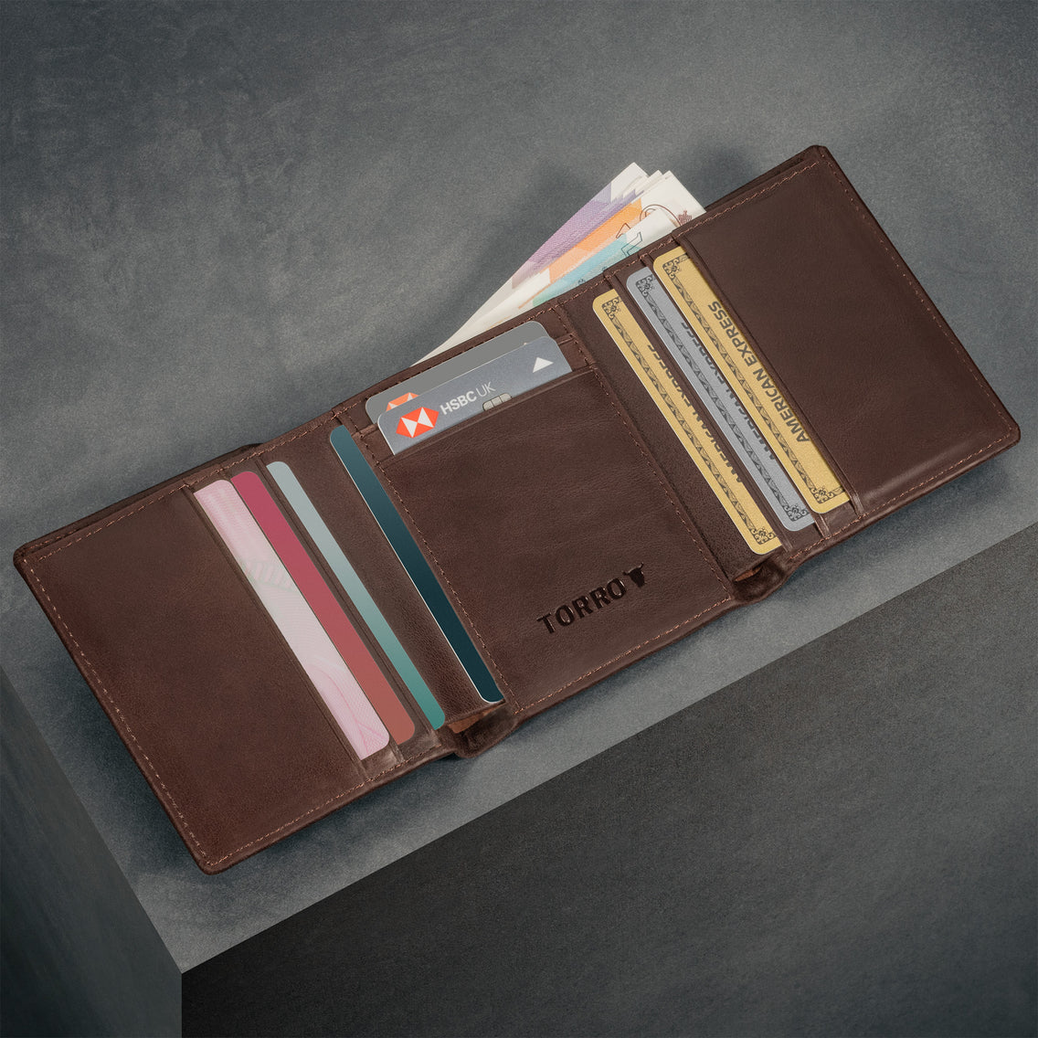 Trifold Leather Wallet (with RFID Protection) – TORRO