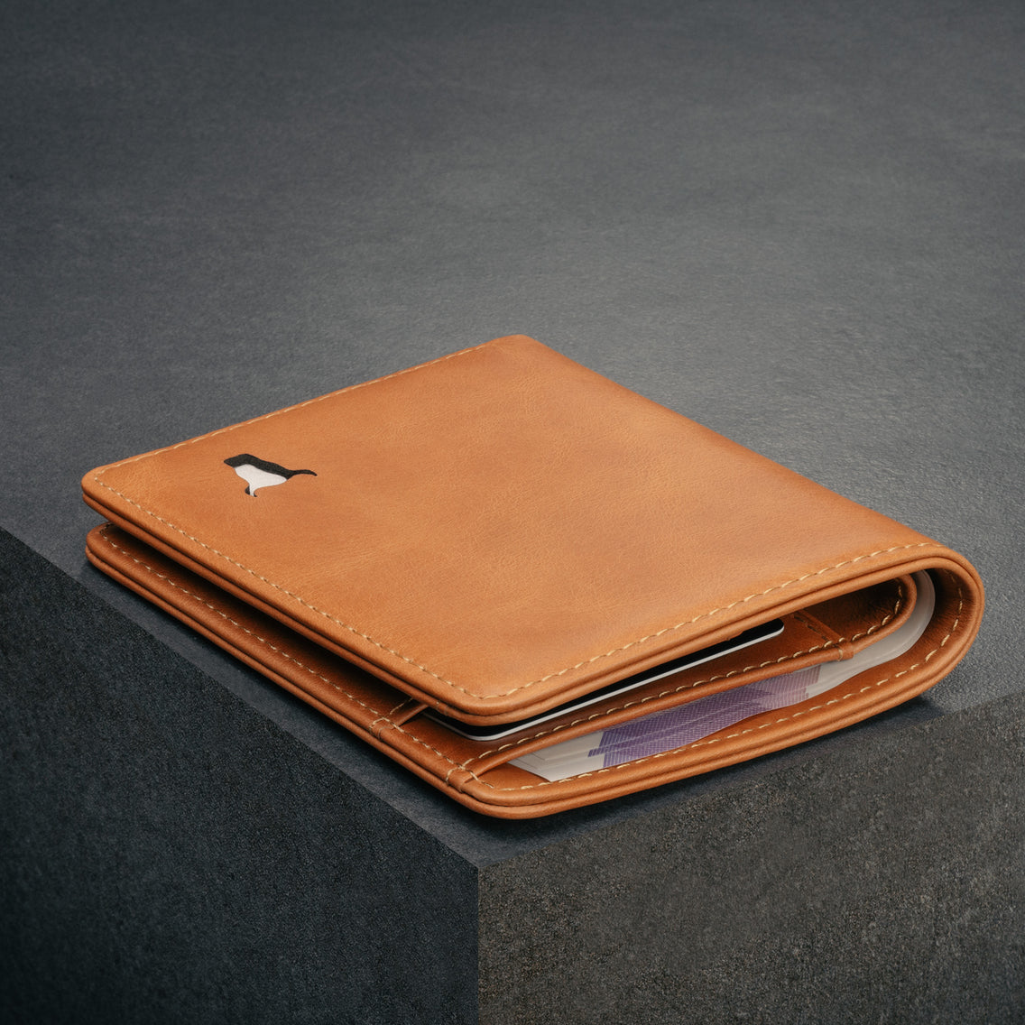 Slim Leather Wallet with RFID Protection - TORRO