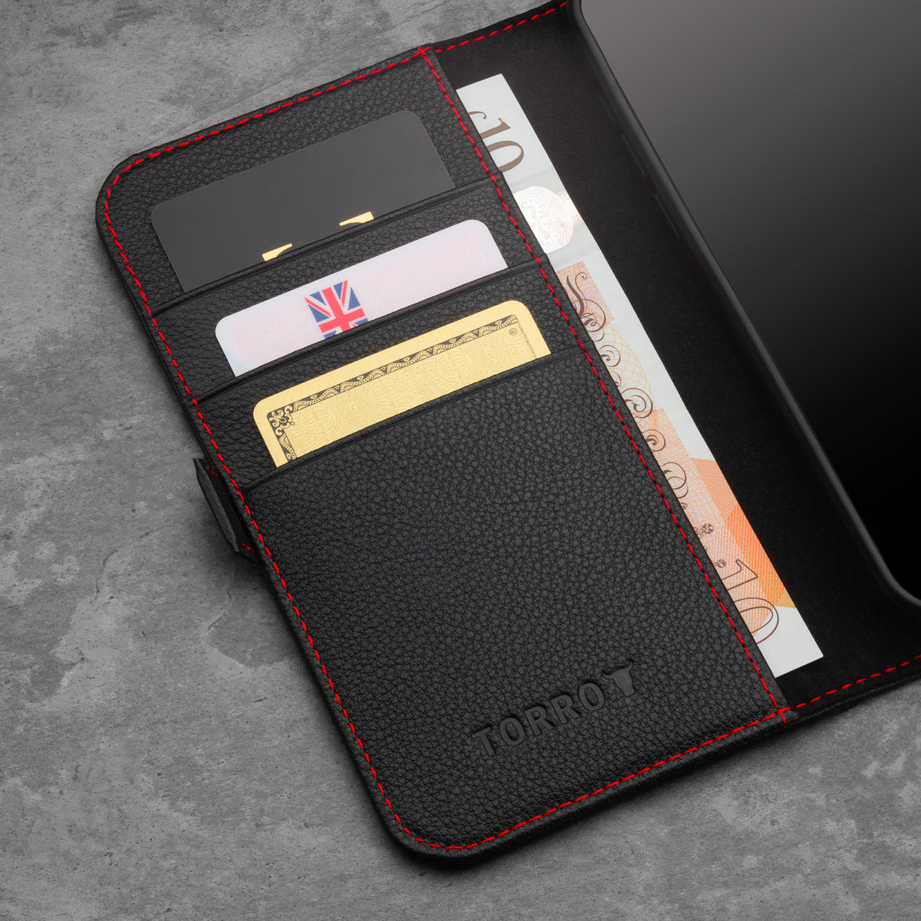 iPhone 12 Pro Max Leather Case (with stand function) | TORRO