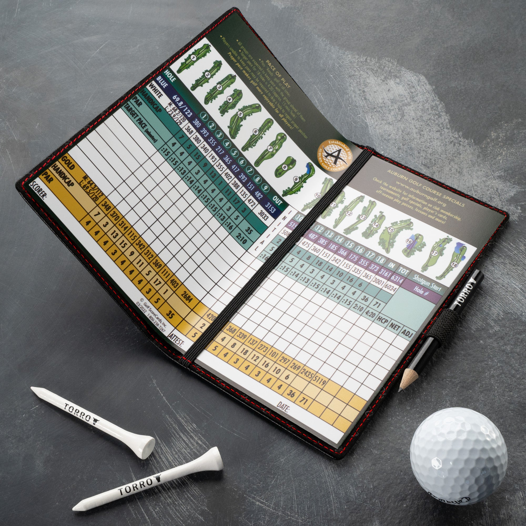 Leather Golf Scorecard Holder (PRO Edition) - TORRO